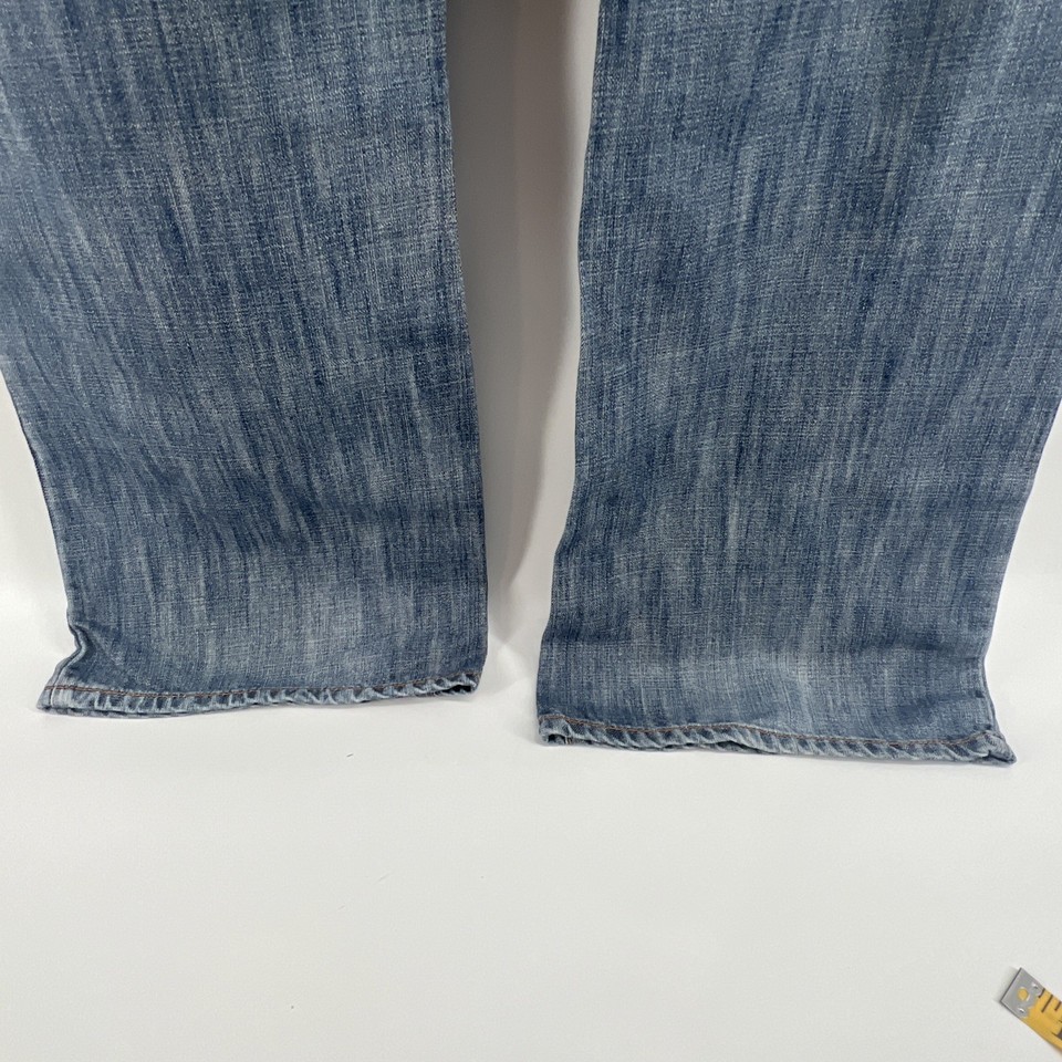 Guess Men's Jeans Size 34 X 32 Laredo Bootcut Wide Denim Blue Jeans EUC ...