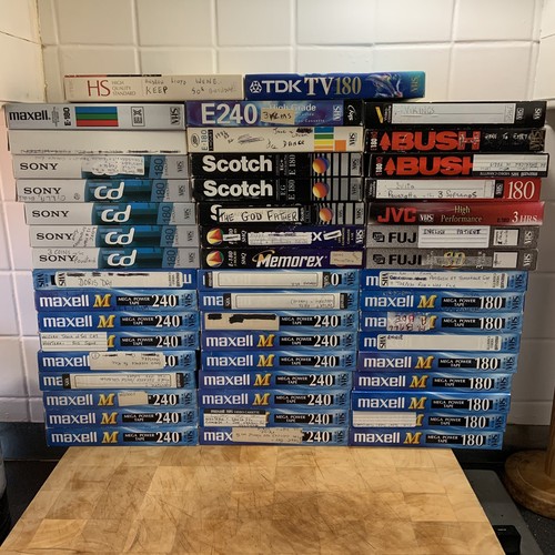 58 VHS Video Tapes with Recordings. | eBay UK