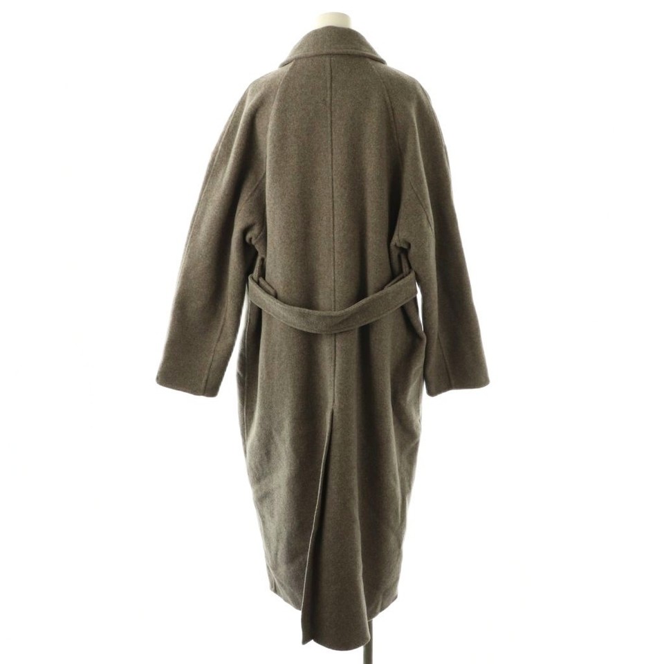 Crewre 25AW River Long Stand Collar Coat Grayish Mocha Women’s OS | eBay UK