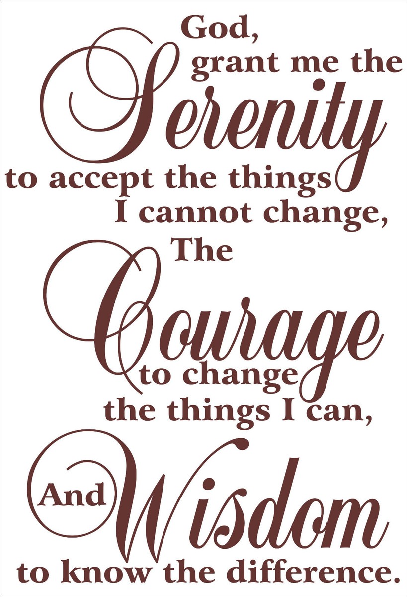 Serenity Prayer Picture Quotes Large Print 3 Pack・ Serenity Prayer