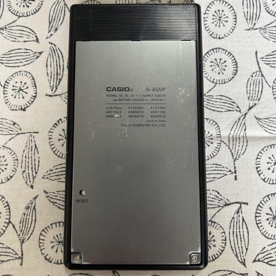 Casio Fx 4500P Dot Matrix Lcd Scientific Program Function Calculator ...