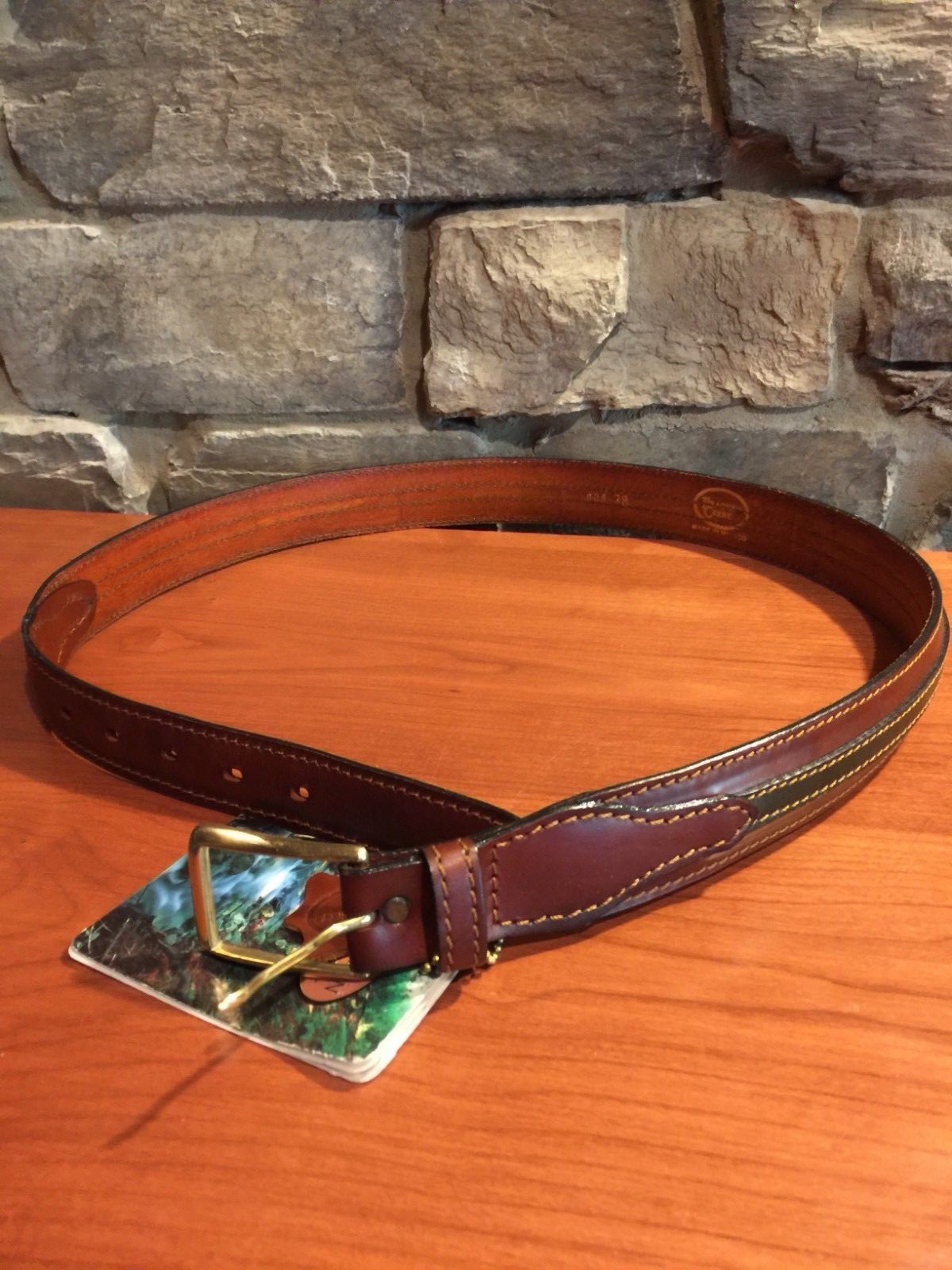 Bracken Creek Leather Two-toned Leather Belt Ranger Style NEW w/tags ...