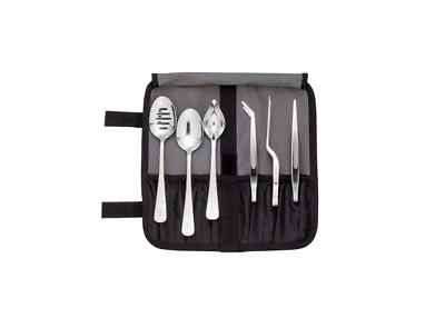 Mercer Culinary M35153 Basics 7 Piece Stainless Steel Plating Tool Set ...