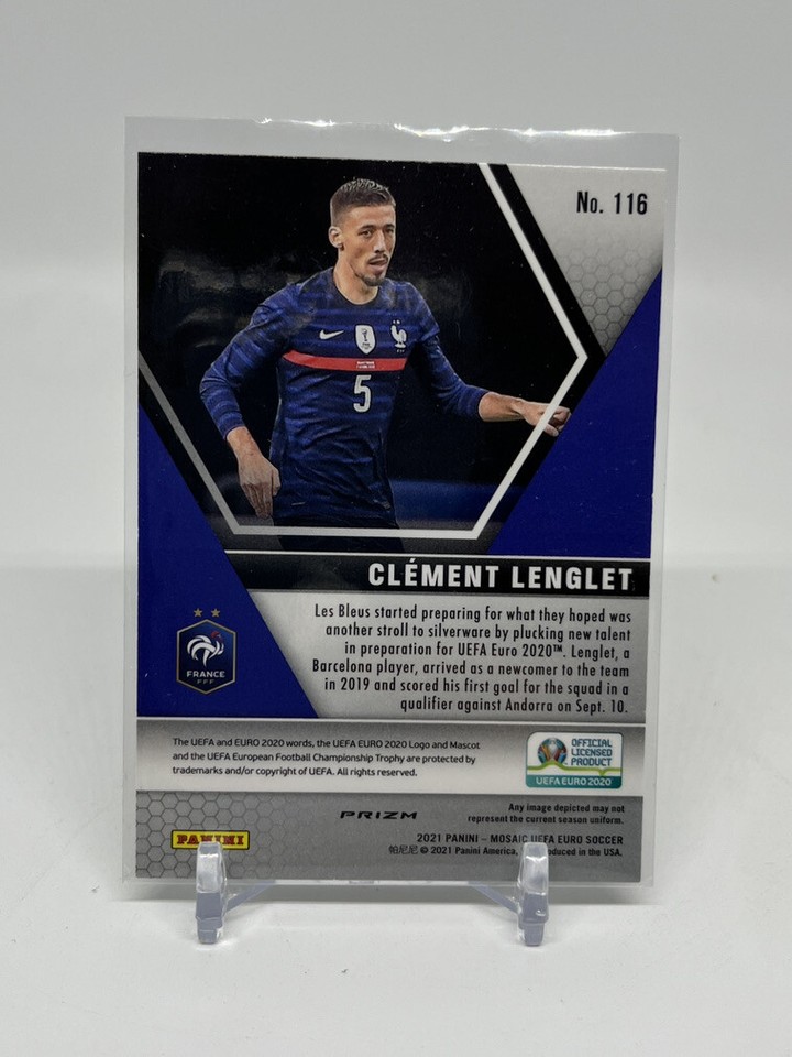 2021 Mosaic UEFA EURO 2020 Clement Lenglet Silver Mosaic Prizm #116 | eBay