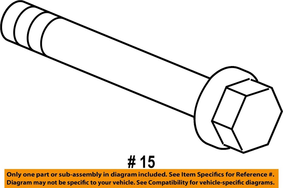 GM OEM 18-11 ATS Suspension Components-Lower Cntrl Arm Bolt 11609607 | eBay