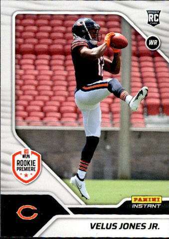2022 Panini Instant Velus Jones Jr ROOKIE PREMIERE FIRST LOOK RPS RC ...