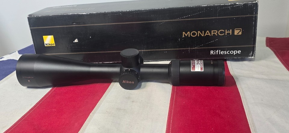 Nikon Monarch 7 3-12x56 SF Rifle Scope 30mm Tube Advanced BDC Reticle ...