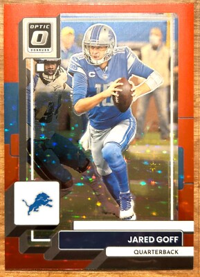 2022 Donruss Optic - Jared Goff - Red Stars Prizm SSP - Detroit Lions ...