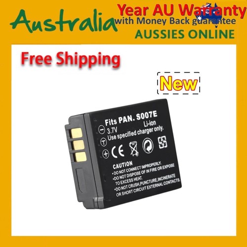 Battery For Panasonic Lumix DMC-TZ1 DMC-TZ2 DMC-TZ3 DMC-TZ4 AUS S007 ...