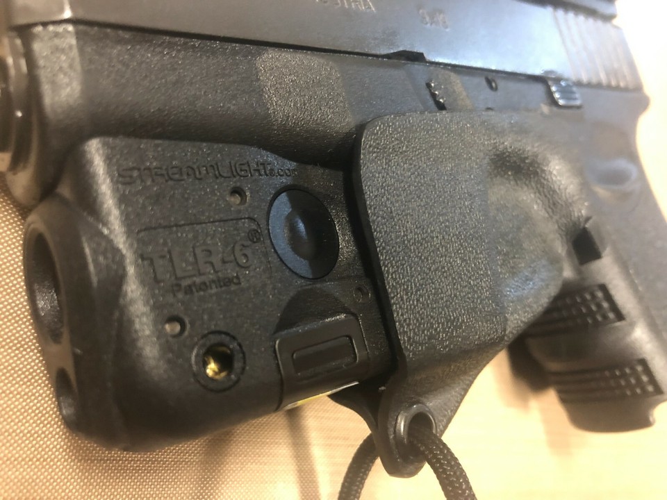 Kydex Trigger Guard for Glock 26/27 with TLR6 light/laser Black | eBay