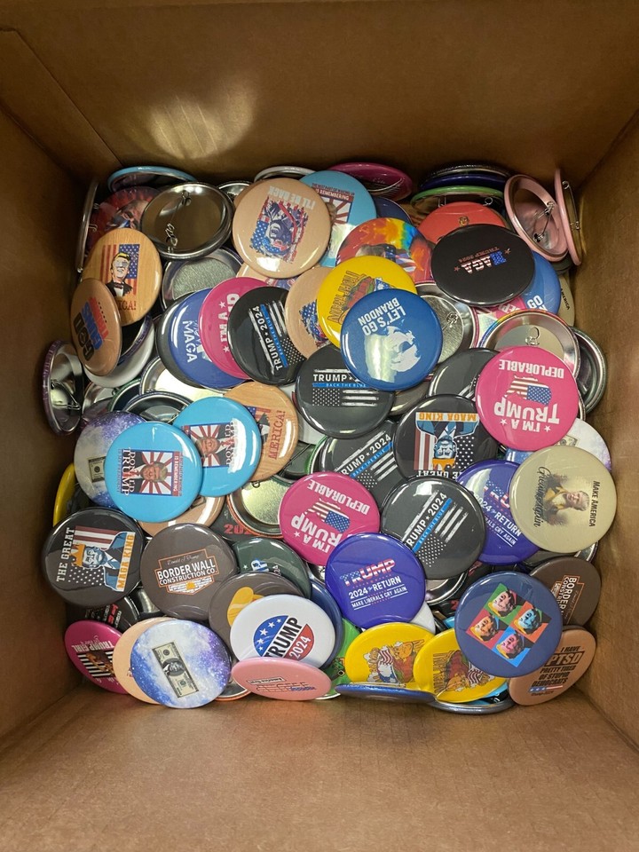 (250) Count Liquidation Lot President Donald Trump Buttons 2.25" Button ...