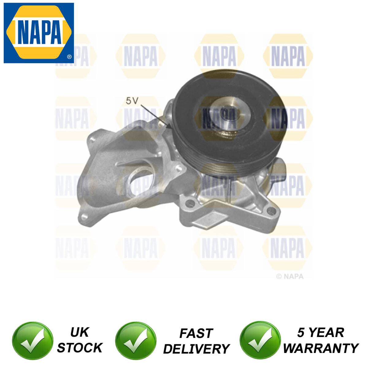 Water Pump NAPA Fits Land Rover Freelander 75 MG ZT 2.0 CDTi D TD4 ...