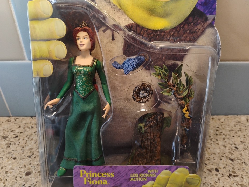 McFarlane Toys SHREK PRINCESS FIONA 6” Leg Kicking Action Figure 2001 ...