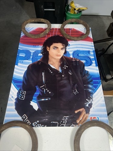 2 - Vintage Michael Jackson Original 1988 Pepsi Promo Board Poster 24 ...