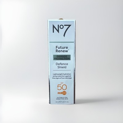 No7 Future Renew UV Defence Shield SPF 50 50ml New 100% Genuine RRP £24 ...
