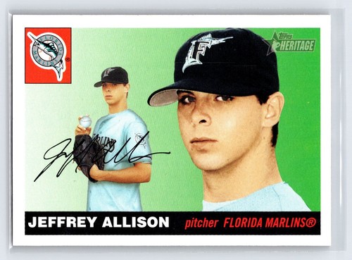 JEFFREY ALLISON 2004 Topps Heritage #90 Florida Marlins | eBay