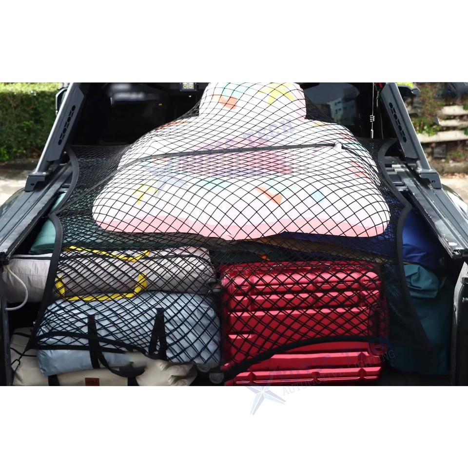 Truck Bed Bungee Cargo Net Stretchable Mesh Organizer for Camping Trip ...
