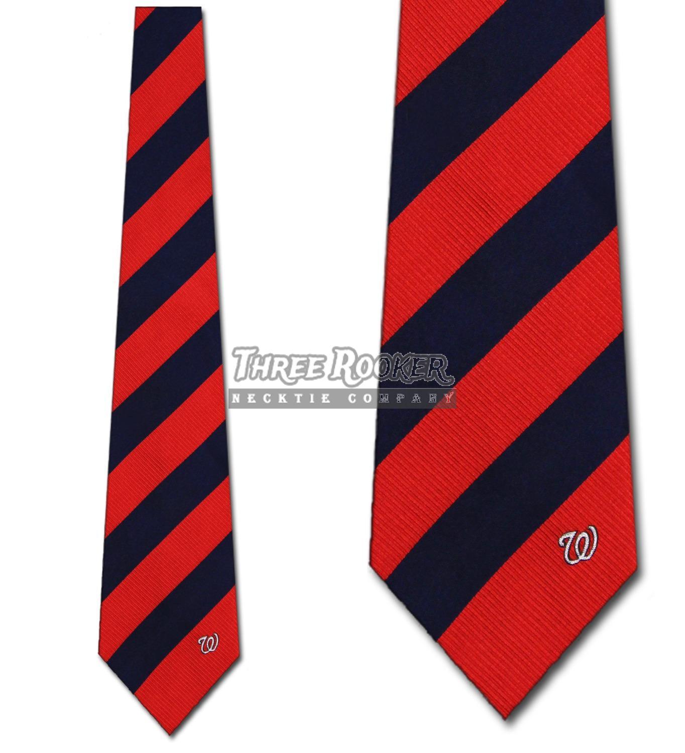 Nationals Ties Washington Nationals Neckties Mens Licensed Baseball ...
