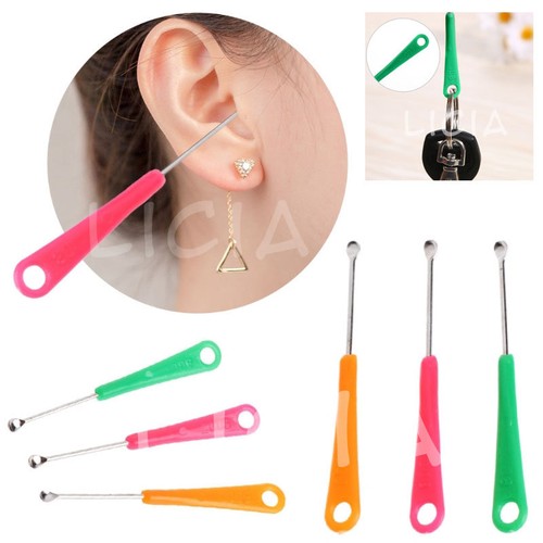 5x Stainless Ear Pick Wax Curette Removal Earwax Cleaner Earpick ...