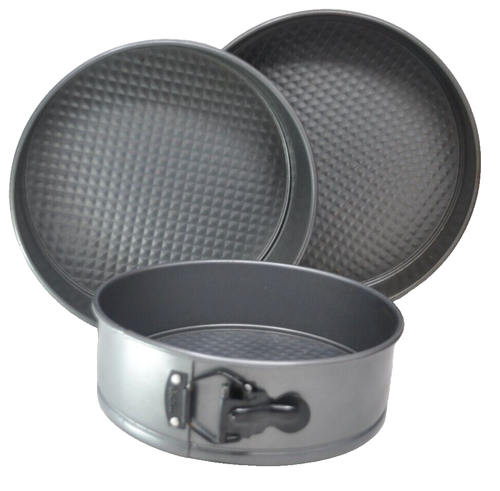 Set of 3 Round WILTON Springform Cake Cheesecake Pans 8" 9" 10 ...
