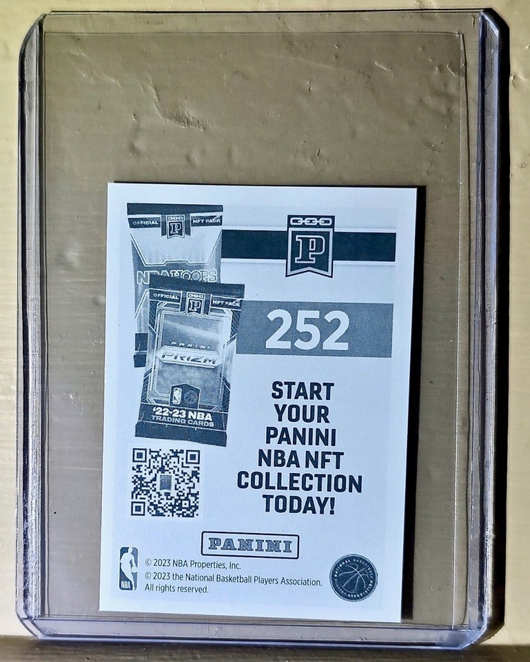 2023-24 Anthony Black Panini NBA Basketball #252 Sticker Orlando Magic ...