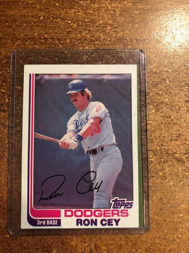 1982 Topps Baseball # 410 Ron Cey & 411 Ron Cey In Action | eBay
