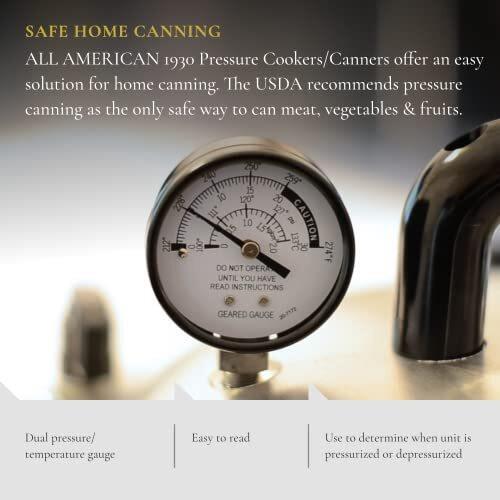 All American 72 Pressure Cooker Steam Gauge | eBay