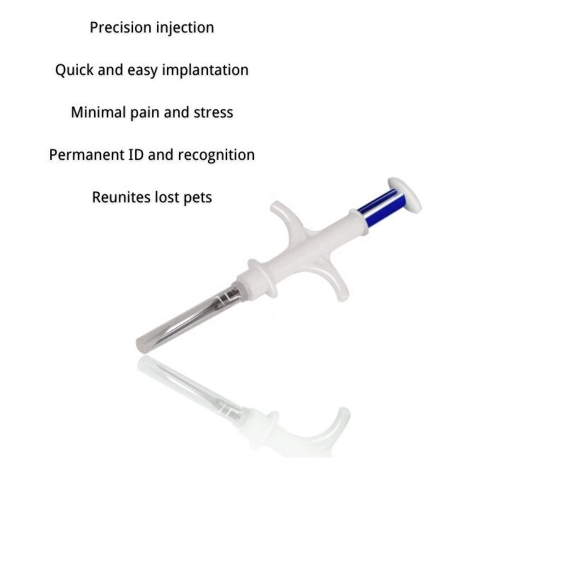 ISO Compliant 1.25*7mm Microchip Implant Kit with RFID Glass Injector ...