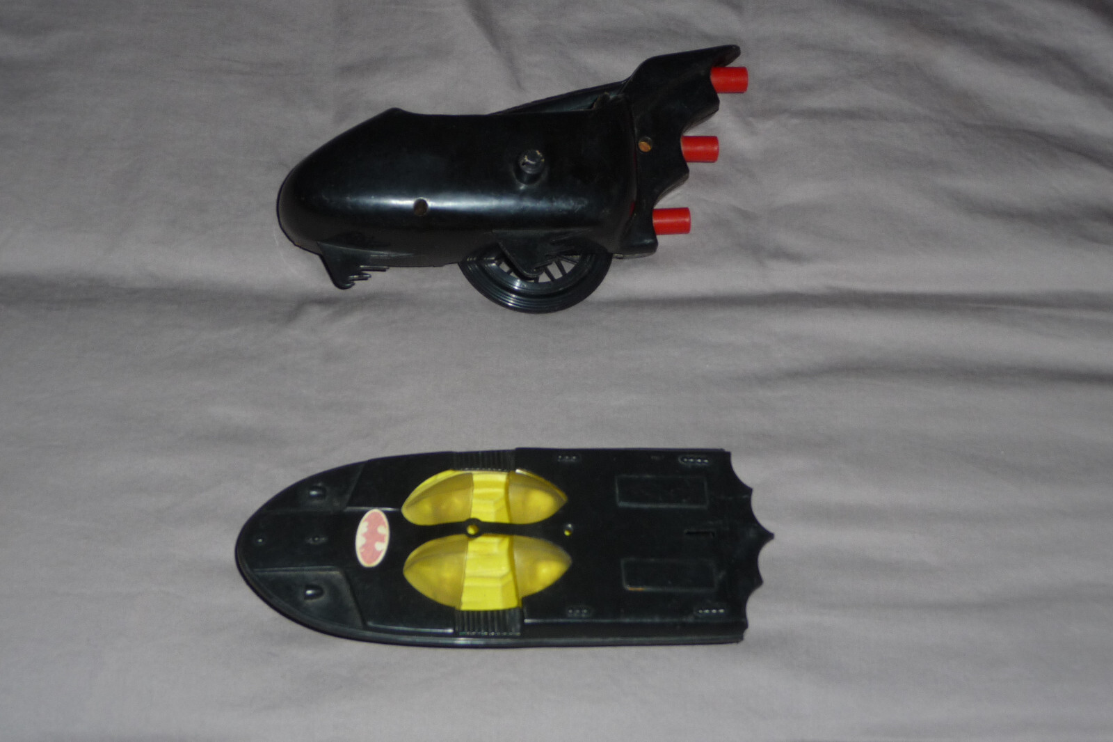 BATMAN LOT - BATCYCLE SIDECAR Mego 1974 BATBOAT Duncan 1977 | eBay