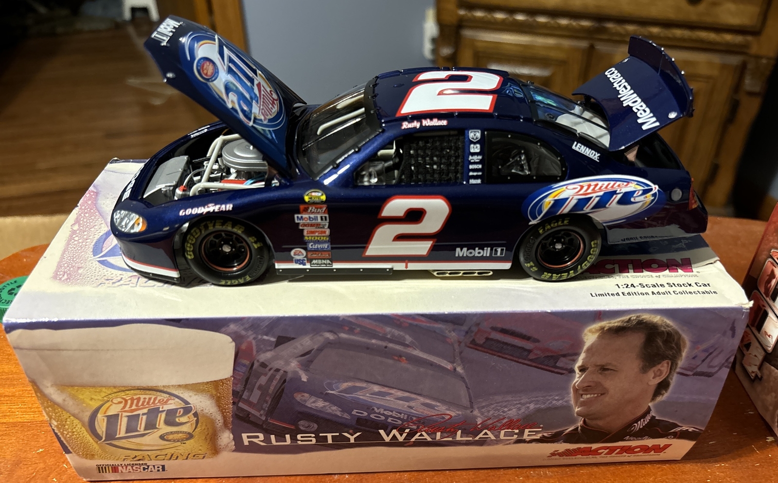 2004 Action Rusty Wallace Miller Lite 1/24 | eBay