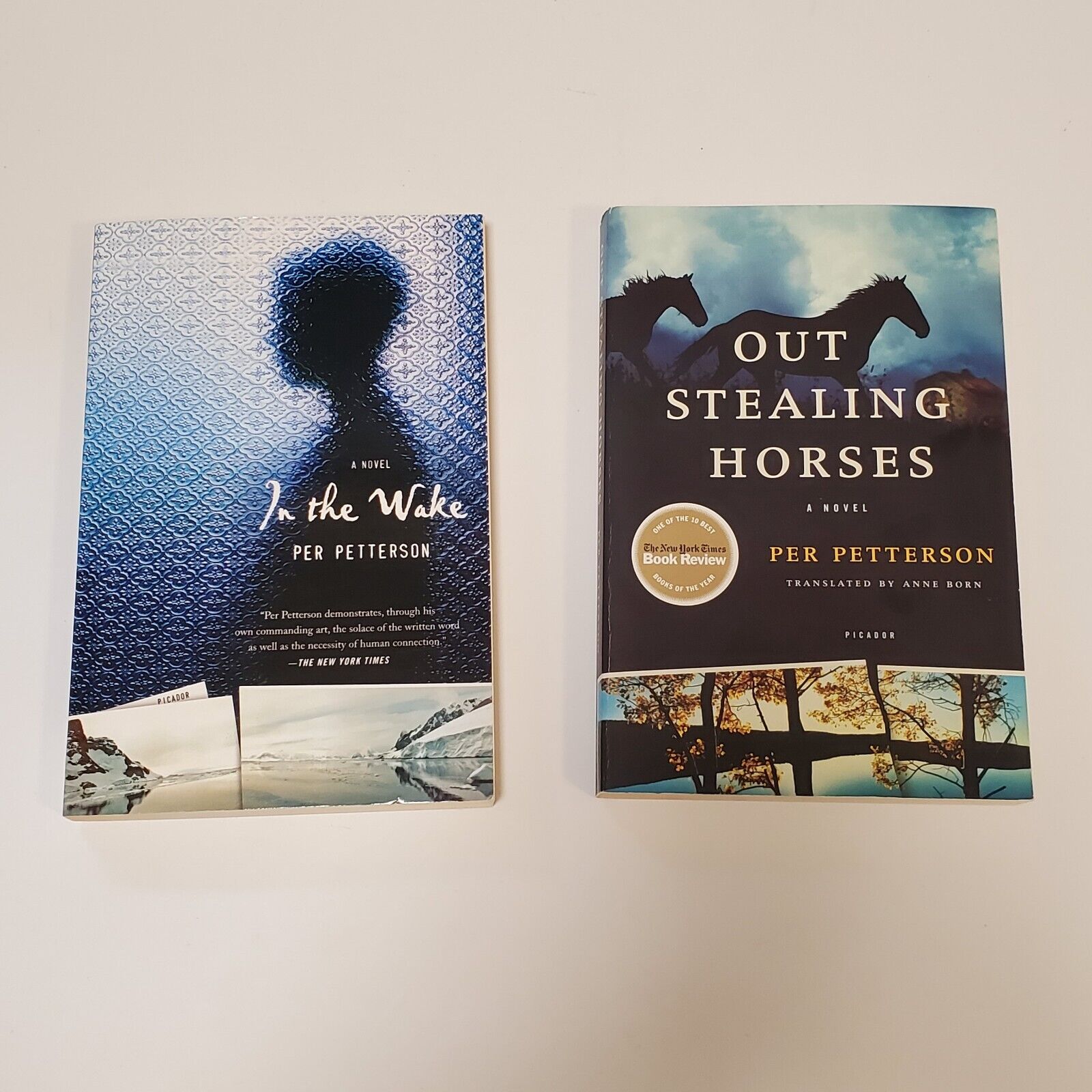 Per Petterson Book Bundle, In the Wake & Out Stealing Horses ...
