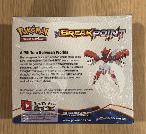 Pokemon 2016 XY Breakpoint Booster Box Factory Sealed English New Break ...