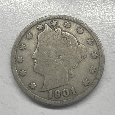 1901 Liberty Head Nickel Actual Coin Shown Free Shipping | eBay