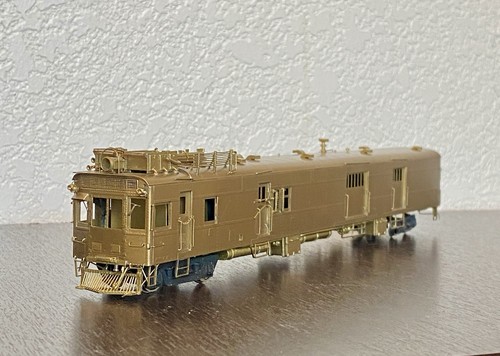 HO Hallmark brass Santa Fe M.150 - 157 Doodlebug Gas Electric Motor Car ...