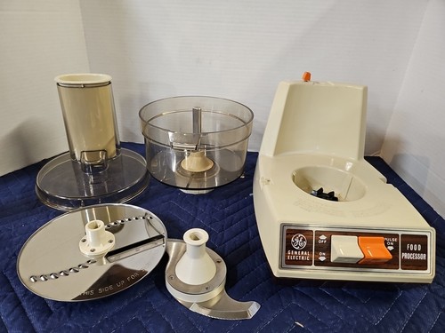 General Electric Vintage Food Processor D1FP1-420 A GE Chopper Blender ...