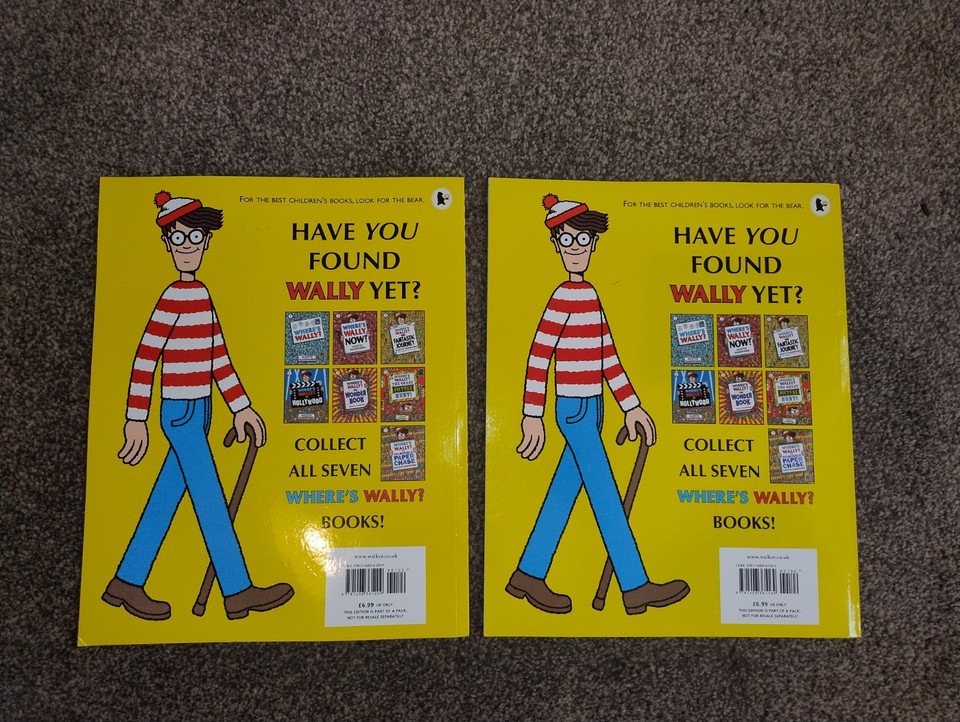 Two Books Where's Wally? 3 And 5 The Wonder Book Martin Handford Bundle ...