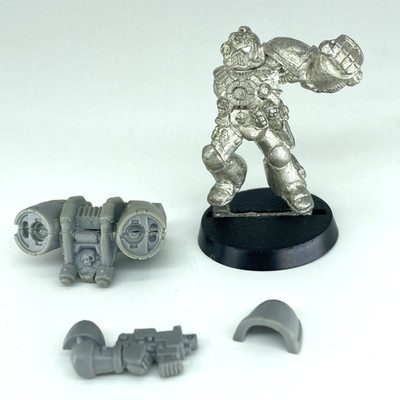 Jump Pack Sergeant Space Marines - Warhammer 40k Classic Metal X2537 ...