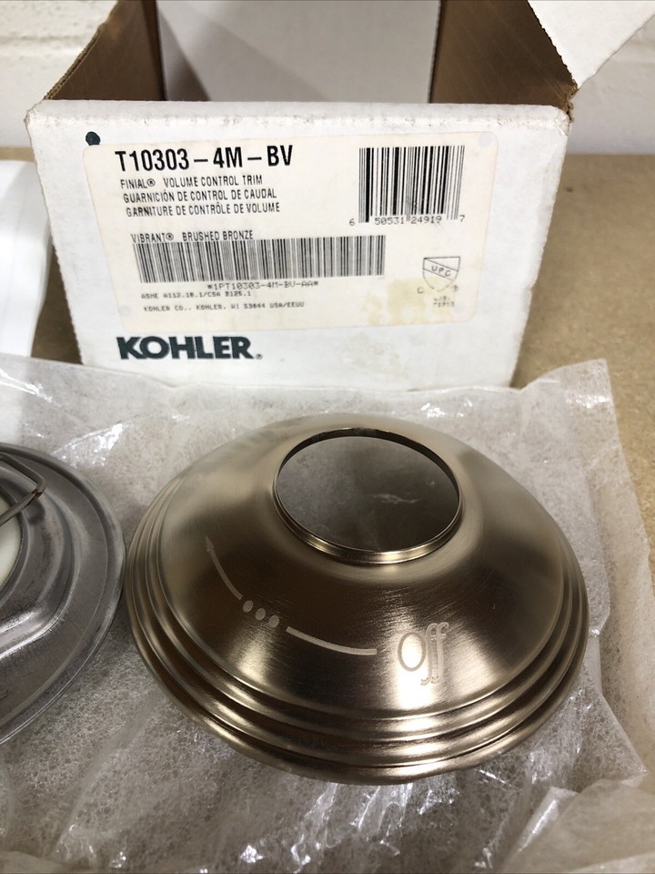 KOHLER Volume Control Shower Valve, Finial Traditional T10303-4M-BV | eBay