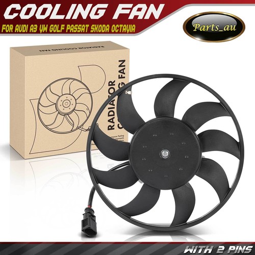 Radiator Cooling Fan for Audi A3 8V VW Golf MK7 Passat 3G Skoda Octavia ...