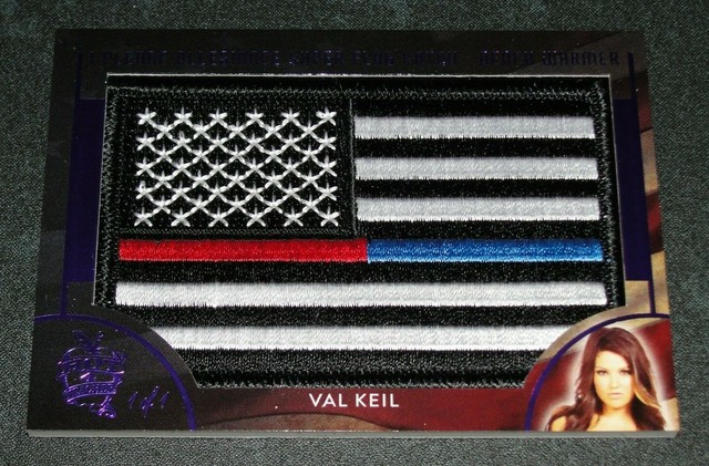 2018 Benchwarmer VAL KEIL Hot For Teacher SUPER FLAG Purple Foil #1/1 ...