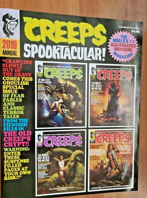 The Creeps Magazine 2019 annual Horror Comics Eerie Creepy New Pre Code ...