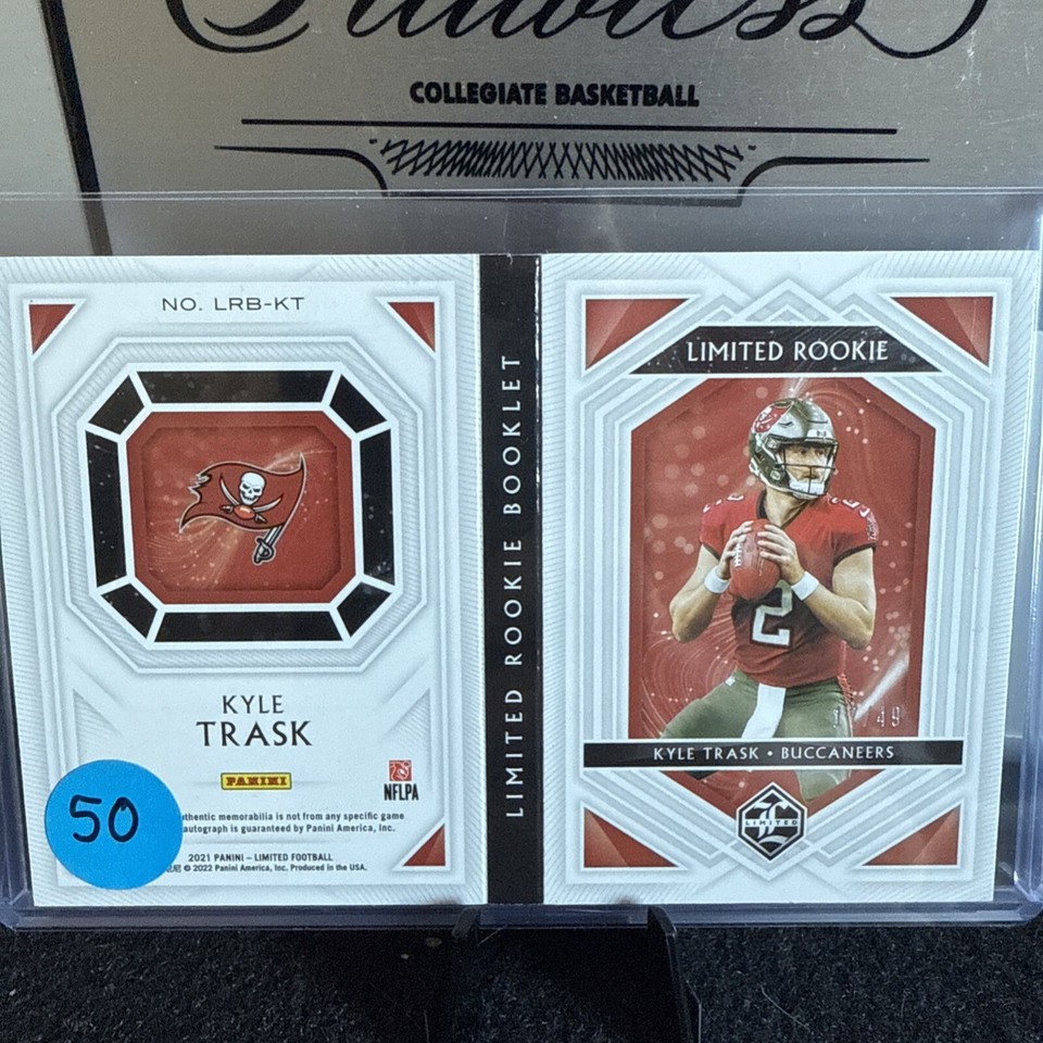 2021 Panini Limited - Limited Rookie Booklet #LRB-KT Kyle Trask /49 (AU ...