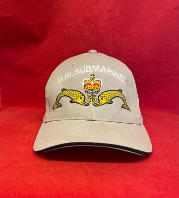 HM Submarines Dolphins Veteran Baseball Cap Hat Royal Navy Grey | eBay UK