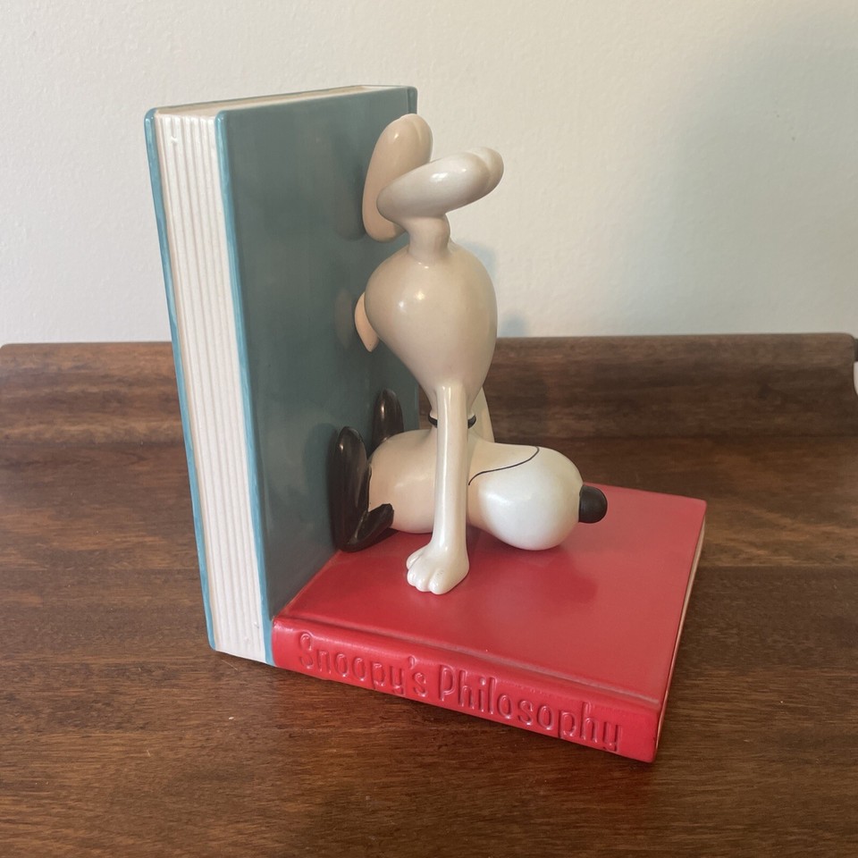 Snoopy Hallmark Bookend Headstand Snoopy's Philosophy Peanuts Charlie ...