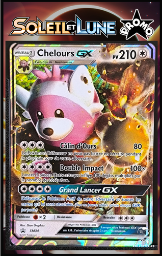 Carte Pokémon Chelours GX SM34 Promo Soleil & Lune FR | eBay