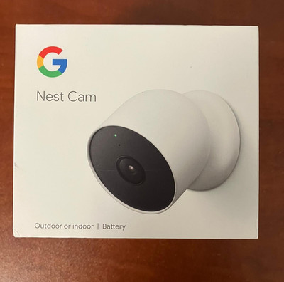 Google Nest Cam GA01317-US Surveillance Camera Battery Powered, Wireless- White | eBay