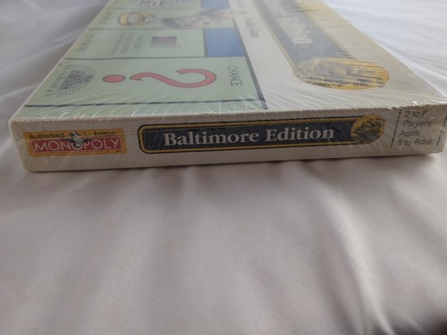 MONOPOLY Baltimore Edition Board Game Factory Sealed 1997 USAopoly | eBay