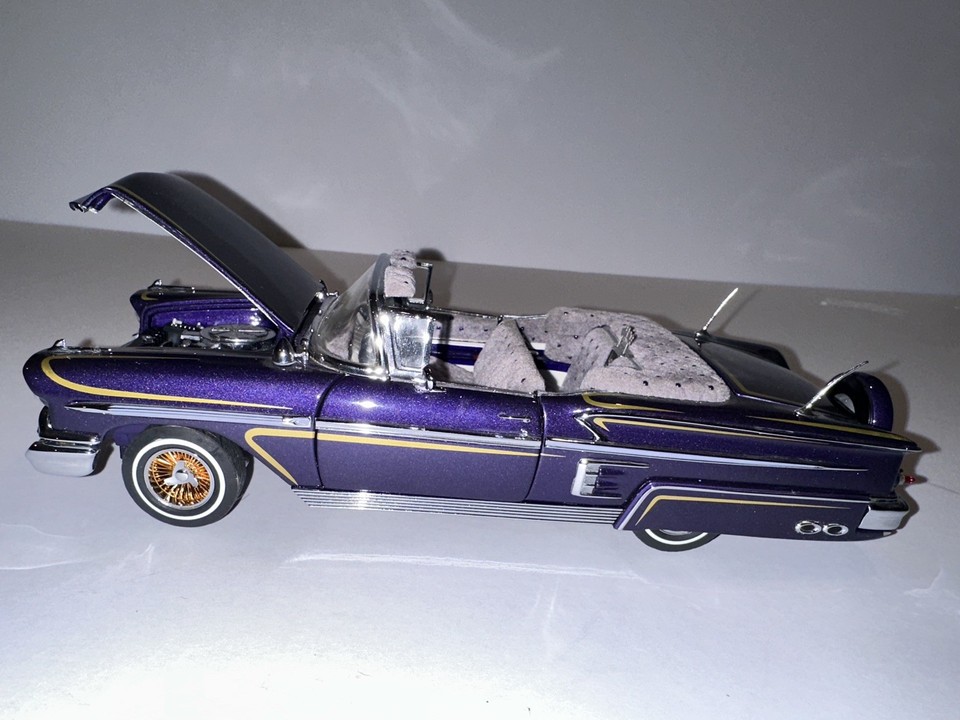 Danbury Mint 1958 Chevrolet Impala Lowrider 1:24 Very Rare Original Box ...