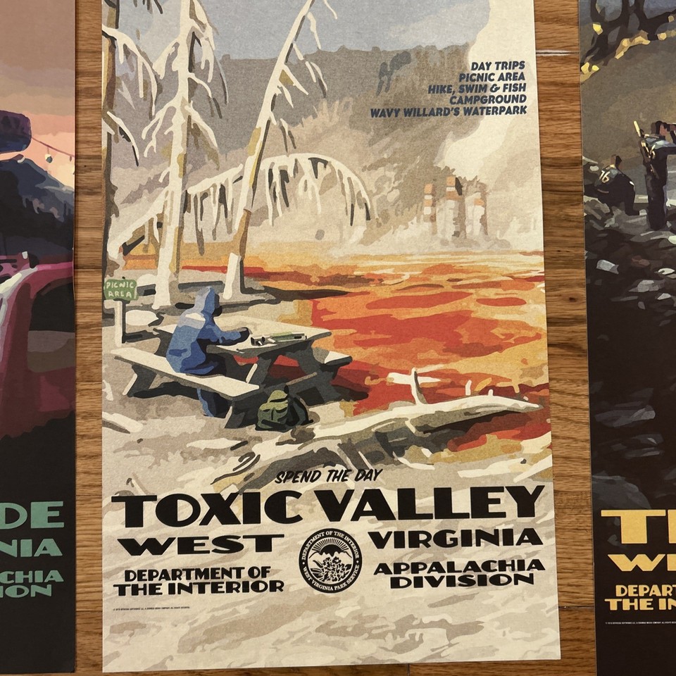 Lot of 6 FALLOUT 76 Promotional Posters 2018 in Original Box - RARE ...