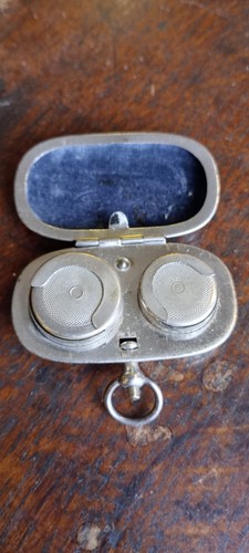 Antique Double Sovereign & Half Sovereign Coin Holder Victorian Silver ...